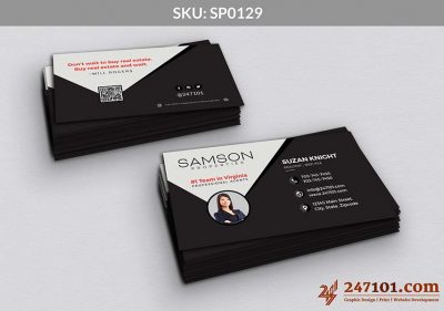 Samson Properties Business Cards - Design SKU: SPYS0129