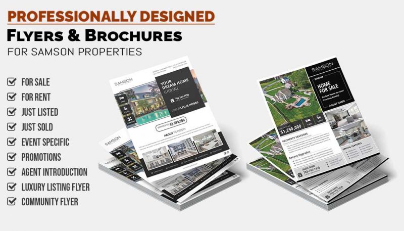 Samson Properties - Marketing Material for Real Estate Agents